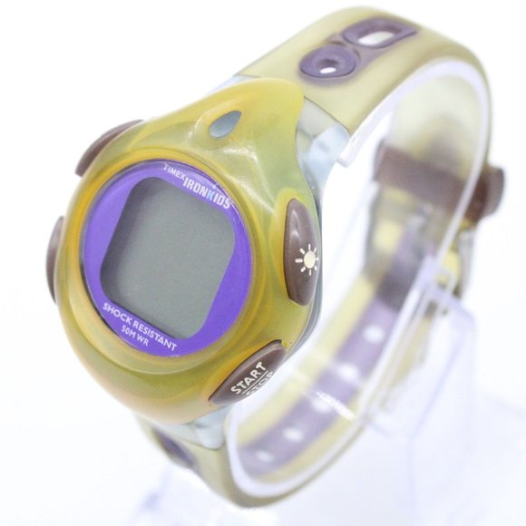 Timex | Accessories | Vintage Timex Digital Watch Womens Green Tone ...